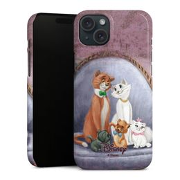 DeinDesign iPhone 15 Plus Handy Premium Case Smartphone Handyh&uuml;lle Schutzh&uuml;lle gl&auml;nzend Disney Official Licensed Product Aristocats Premium Case