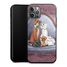 DeinDesign iPhone 12 Pro Handy Silikon H&uuml;lle Case schwarz Handyh&uuml;lle Official Licensed Product Disney Aristocats