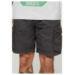 Superdry f&uuml;r Herren. M7110435A Leichte Fallschirmshorts schwarz (30), L&auml;ssig, Baumwolle
