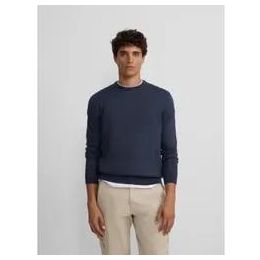 Silbon f&uuml;r Herren. 133596 Klassischer marineblauer Pullover mit Rundhalsausschnitt (XL), L&auml;ssig, Baumwolle