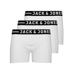 Jack & Jones JACK & JONES Boxershorts 'Sense' Herren Gr&ouml;&szlig;e XXS schwarz / wei&szlig;