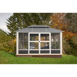 Sojag Pavillon 'Olan 1014' grau 311,1 x 291 x 435,6 cm