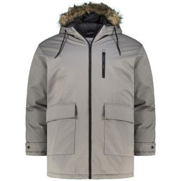 Jack & Jones Gro&szlig;e Gr&ouml;&szlig;en Jack&Jones Parka, wasserabweisend Farbe grau Gr&ouml;&szlig;e: 5XL