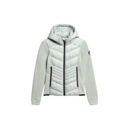 Superdry & Co Jacke 'Storm' Damen Gr&ouml;&szlig;e M hellgrau / schwarz