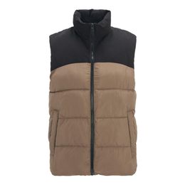 Jack & Jones JACK & JONES Weste 'JJMOON' Herren Gr&ouml;&szlig;e M brokat / schwarz