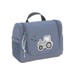 L&auml;ssig L&auml;ssig Kulturbeutel ''Adventure Tractor'' in Blau - (B)20 x (H)15 x (T)6,5 cm - 10% | Kinder-rucksaecke-taschen
