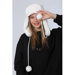 Lucky Bees M&uuml;tze in Wei&szlig; - 71% | Damen-muetzen-caps