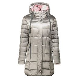 Geographical Norway Steppmantel "Bulli" in Grau - 65% | Gr&ouml;&szlig;e L | Damenjacken