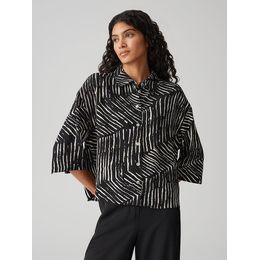 Opus Bluse in Schwarz/ Wei&szlig; - 54% | Gr&ouml;&szlig;e 40 | Damen-blusen