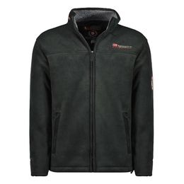 Geographical Norway Fleecejacke "Usine" in Schwarz - 69% | Gr&ouml;&szlig;e L | Herren-pullover-sport