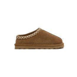 Clarks Leder-Hausschuhe in Hellbraun - 64% | Gr&ouml;&szlig;e 41 | Damen-pantoletten