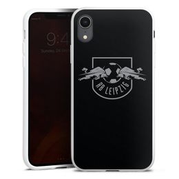 DeinDesign iPhone Xr Handy Silikon H&uuml;lle Case wei&szlig; Handyh&uuml;lle Official Licensed Product Logo Rb Leipzig Silikon Case