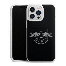 DeinDesign iPhone 13 Pro Handy Silikon H&uuml;lle Case wei&szlig; Handyh&uuml;lle Official Licensed Product Logo Rb Leipzig Silikon Case