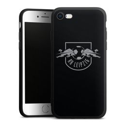 DeinDesign iPhone SE (2020) Handy Premium Silikon H&uuml;lle Handyh&uuml;lle schwarz Case Official Licensed Product Logo Rb Leipzig Silikon Premium Case