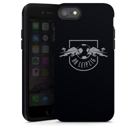 DeinDesign iPhone SE (2020) Handy Panzer Handyh&uuml;lle robuste Outdoor H&uuml;lle Schutzh&uuml;lle matt Official Licensed Product Logo Rb Leipzig Tough Case