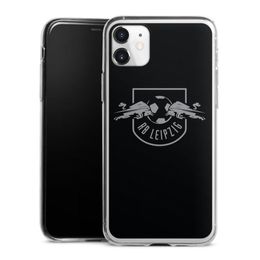 DeinDesign iPhone 11 Handy Slim Case Silikon Handyh&uuml;lle transparent H&uuml;lle extra d&uuml;nn Official Licensed Product Logo Rb Leipzig Silikon Slim Case