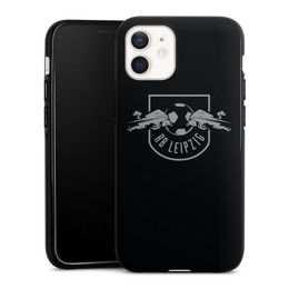 DeinDesign iPhone 12 Handy Silikon H&uuml;lle Case schwarz Handyh&uuml;lle Official Licensed Product Logo Rb Leipzig