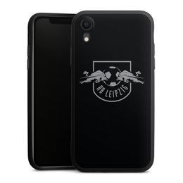 DeinDesign iPhone Xr Handy Premium Silikon H&uuml;lle Handyh&uuml;lle schwarz Case Official Licensed Product Logo Rb Leipzig Silikon Premium Case