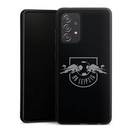 DeinDesign Galaxy A52s 5G Handy Premium Silikon H&uuml;lle Handyh&uuml;lle schwarz Case Logo Rb Leipzig Official Licensed Product Silikon Premium Case