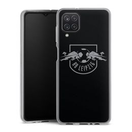 DeinDesign Galaxy A12 Handy Silikon H&uuml;lle Case transparent Handyh&uuml;lle Official Licensed Product Logo Rb Leipzig Silikon Case
