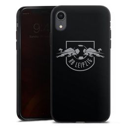 DeinDesign iPhone Xr Handy Silikon H&uuml;lle Case schwarz Handyh&uuml;lle Official Licensed Product Logo Rb Leipzig