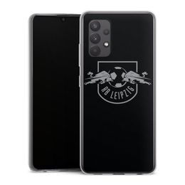 DeinDesign Galaxy A32 4G Handy Silikon H&uuml;lle Case transparent Handyh&uuml;lle Official Licensed Product Logo Rb Leipzig Silikon Case