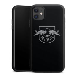 DeinDesign iPhone 11 Handy Premium Silikon H&uuml;lle Handyh&uuml;lle schwarz Case Official Licensed Product Logo Rb Leipzig Silikon Premium Case