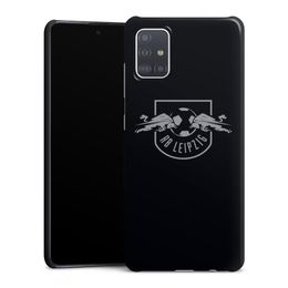 DeinDesign Galaxy A51 Handy Premium Case Smartphone Handyh&uuml;lle Schutzh&uuml;lle gl&auml;nzend Official Licensed Product Logo Rb Leipzig Premium Case
