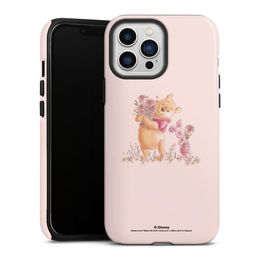 DeinDesign iPhone 13 Pro Max Handy Panzer Handyh&uuml;lle robuste Outdoor H&uuml;lle Schutzh&uuml;lle gl&auml;nzend Official Licensed Product Winnie The Pooh Piglet Disney Tough 