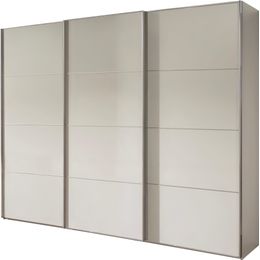 Schwebet&uuml;renschrank Wiemann, B:246cm H:217cm T:67cmchampagner, dekor, Schr&auml;nke, "Phoenix, Made in Germany, modernes Design, Highlight, Blickfang",