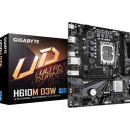 Gigabyte Mainboard "H610M D3W Mainboard - Unterst&uuml;tzt Intel Core Prozessoren der 14. Gener", B:26,8cm H:5,5cm T:26,5cmohne farbbezeichnung, Mainboards