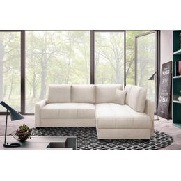 Ecksofa, B:241cm H:92cm T:182cm, beige, exxpo - SOFA FASHION, Wohnzimmer, Sofas, "Chester, Boxspring Federkern-Polsterung, bequem, Breite 241cm,