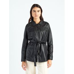 Maze Damen Lederjacke "42021100", schwarz, Gr. M, Obermaterial: 100% Lammleder. Innenfutter: 100% Baumwolle. &Auml;rmelfutter: 100% Polyester, Jacken