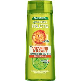 Garnier Haarshampoo "Garnier Fructis Vitamine & Kraft Shampoo", 1.500ml, grün, Haarpflegemittel, Geeignet für dünnes Haar