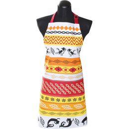 Kochsch&uuml;rze stuco, B:80cm L:85cm, bunt, Baumwolle, Sch&uuml;rzen, "Inka"
