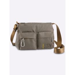 Heine Damen Handtaschetaupe, Kunstfaser, Polyamid, unifarben, Taschen