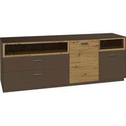 M&auml;usbacher Kommode M&Auml;USBACHER, B:197cm H:74cm T:41cm, braun, Schlafzimmer, Sideboards, "Frame", Breite 197 cm