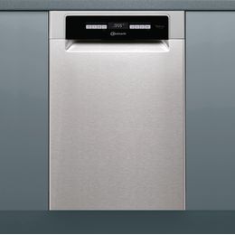 Bauknecht Unterbaugeschirrsp&uuml;ler "BSUO 3O33 PF X", B:44,8cm H:82cm T:59cm, silber, Geschirrsp&uuml;ler