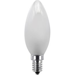 Segula LED-Leuchtmittel "Vintage Line", L:100cm &Oslash;:35cm, wei&szlig;, Leuchtmittel, dimmbar, Kerze matt, E14