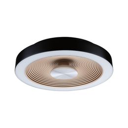 Paulmann LED Deckenleuchte "LED Deckenleuchte Volea IP44 3000K 470lm / 1650lm 230V 3,5 / 1x13W", 1, &Oslash; 32cm H: 6,4cm, 1 Stk., gold, Wohnzimmer,