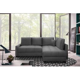 Ecksofa, B:241cm H:92cm T:182cm, grau, exxpo - SOFA FASHION, Wohnzimmer, Sofas, "Chester, Boxspring Federkern-Polsterung, bequem, Breite 241cm,