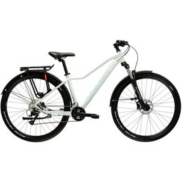 KROSS Mountainbike "Damen Hardtail Lea 4.0 EQ", 43cm, 29 Zoll (73,66cm) hinten: 29 Zoll (73,66cm), grün, Fahrräder