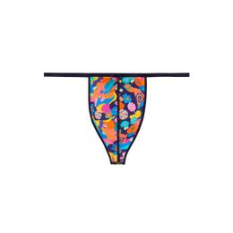 HOM Damen String "String G-String Willy Plume 1er Pack", Gr. XL, gelb, Obermaterial: 78% Polyamid PA. 22% Elasthan EL., Unterhosen