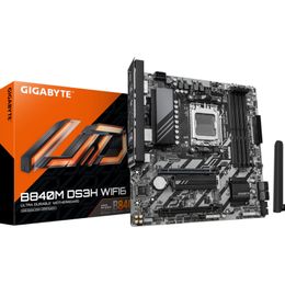 Gigabyte Mainboard "B840M DS3H WIFI6 Mainboard &ndash; AMD Ryzen 9000 Prozessoren, 8+2+2 Phasen", B:27,1cm H:7,1cm T:27,4cmohne farbbezeichnung, Mainboards