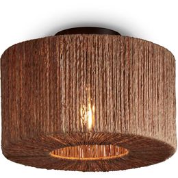 GOOD & MOJO Deckenleuchte "IGUAZU", 1, &Oslash; 30cm H: 16cm, 1 Stk., braun, Wohnzimmer, Leuchten