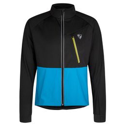 Ziener Herren Fahrradjacke "NABUCCO", blau, Gr. 46, Obermaterial: 1. 92% Polyester, 8% Elasthan; 2. 86% Polyester, 14% Elasthan;, Jacken