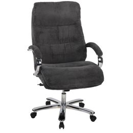 Chefsessel Duo Collection, B:83cm H:115cm T:70cm, grau, 100% Polyester, St&uuml;hle, "Chefsessel Federico 180 kg", Federkern, bis 180 kg