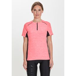 Endurance Herren Funktionsshirt "DENY W ACTIV QXL", pink, Gr. 46, mehrfarbig, meliert, 93% Polyester, 7% Elasthan, Shirts, mit hoher Atmungsaktivit&auml;t