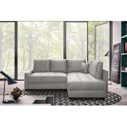 Ecksofa, B:241cm H:92cm T:182cm, grau, exxpo - SOFA FASHION, Wohnzimmer, Sofas, "Chester, Boxspring Federkern-Polsterung, bequem, Breite 241cm,