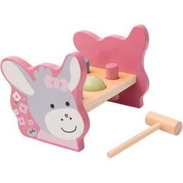 Sterntaler Baby Klopfbank "Emmi Girl", beige, Holz, B:22cm H:13,3cm T:11cm, Motorikspielzeug